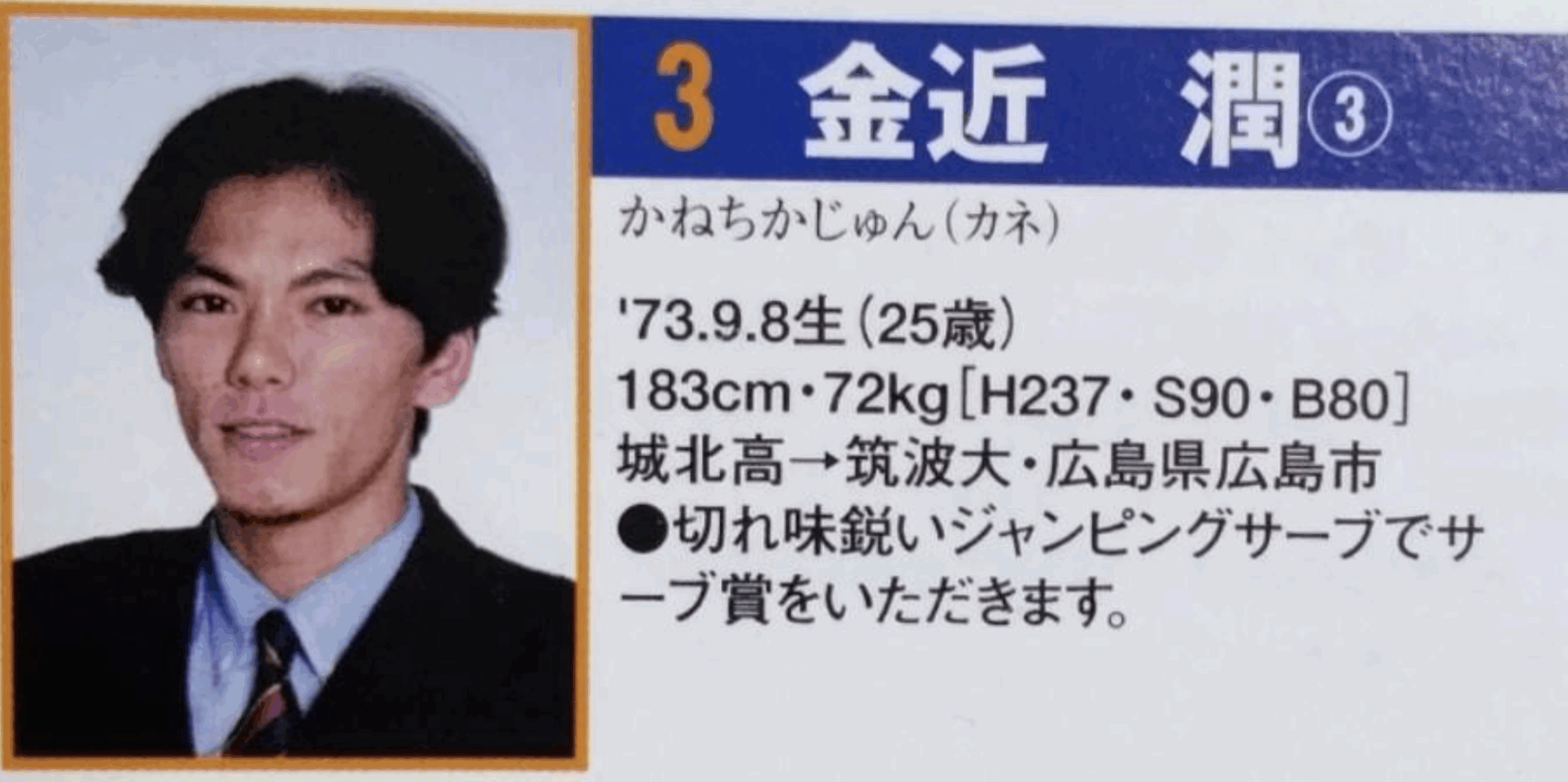 金近廉の父は元バレー選手？兄もアスリート？気になる年俸・インスタについてもご紹介 | kimuro-style